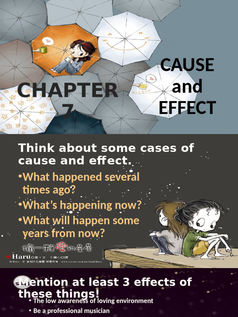 07 Chapter 7 - Cause N Effect | PDF | Sentence (Linguistics) | Clause