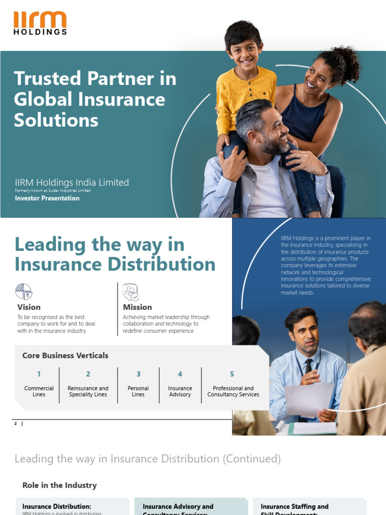 IIRM Holdings Group Presenation Septemebr 2024 | PDF | Insurance ...