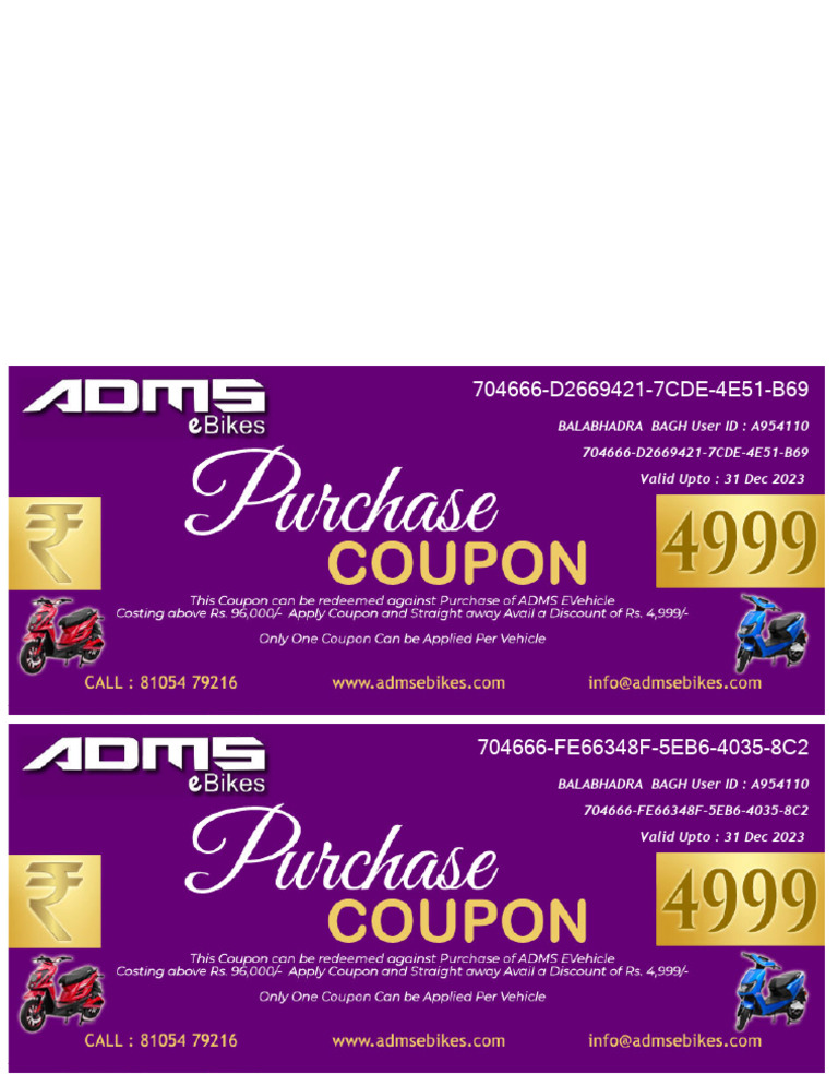 Report Promotion Coupon | PDF