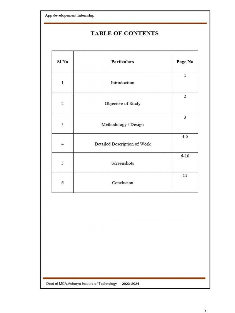 Tableofcon, Abstract (Internship) | PDF | Mobile App | E Commerce