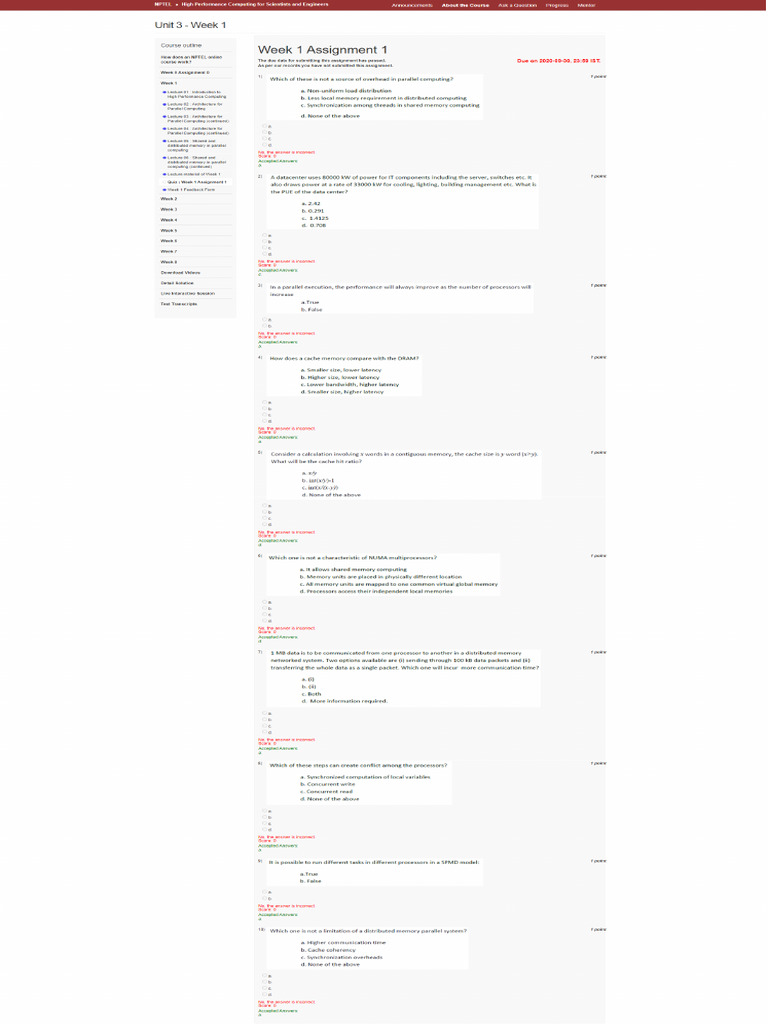 Noc20 Me61 Assignment Week 1 | PDF