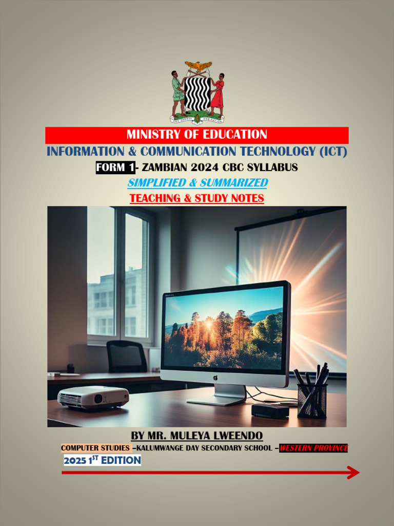 ICT Form 1 Teaching Notes 2025 | PDF | Operating System | Information ...