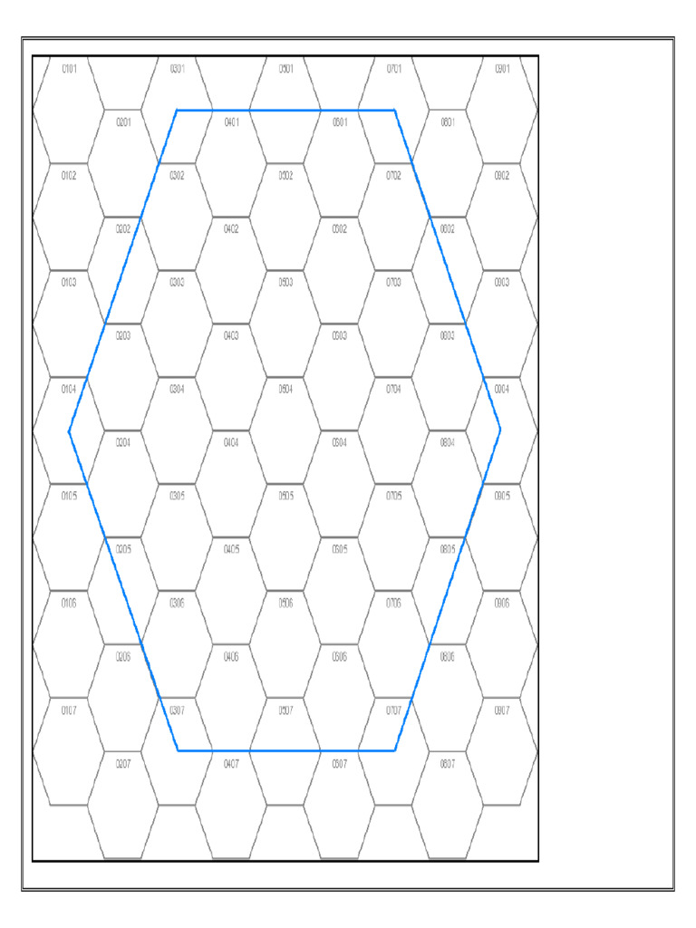 Hex Map Template Lines | PDF