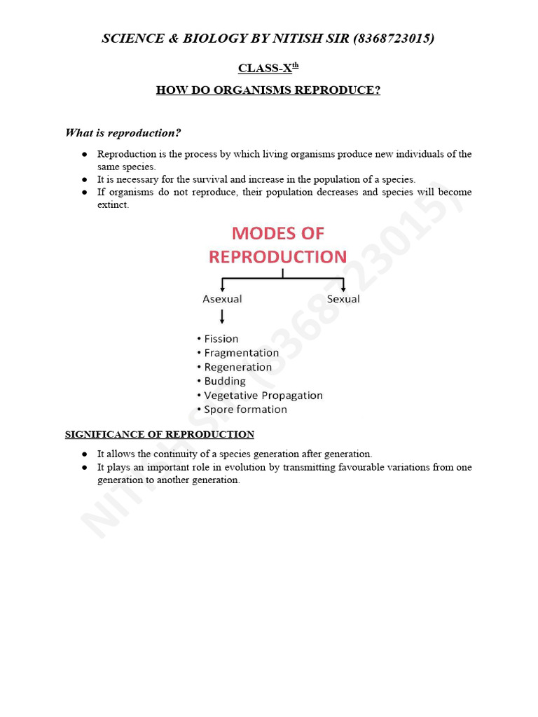 How Do Organism Reproduce | PDF | Menstrual Cycle | Human Reproduction