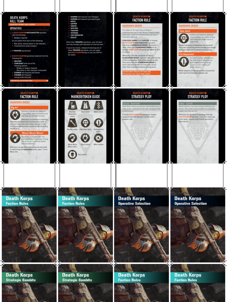 Death Korps Deck Duplex Letter POKER R1.3 | PDF