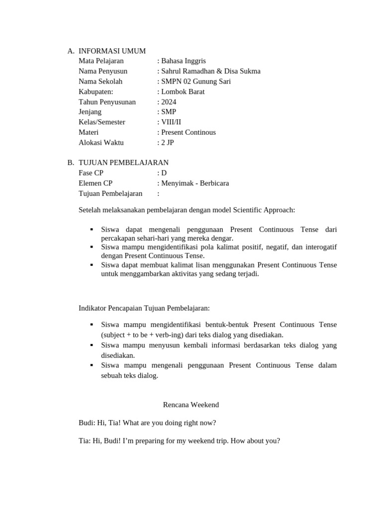 Modul Ajar 2 Otw | PDF