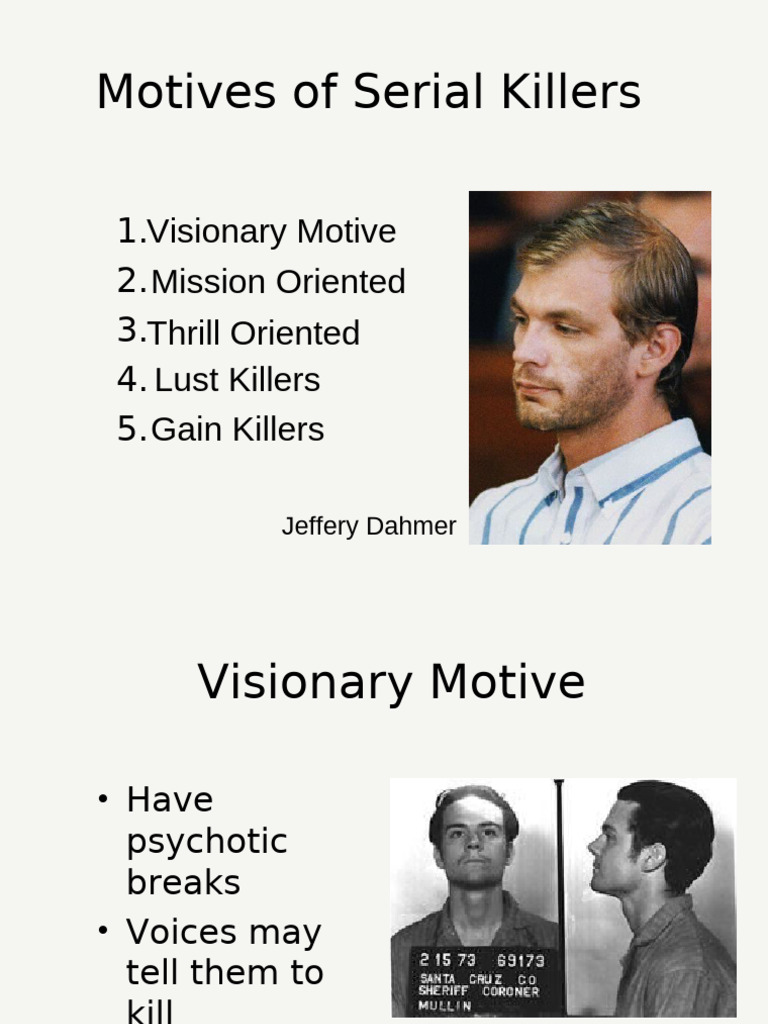 Serial Killer Motives | PDF