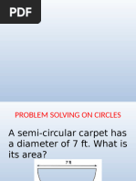 Area of Sectors Calculation Guide | PDF