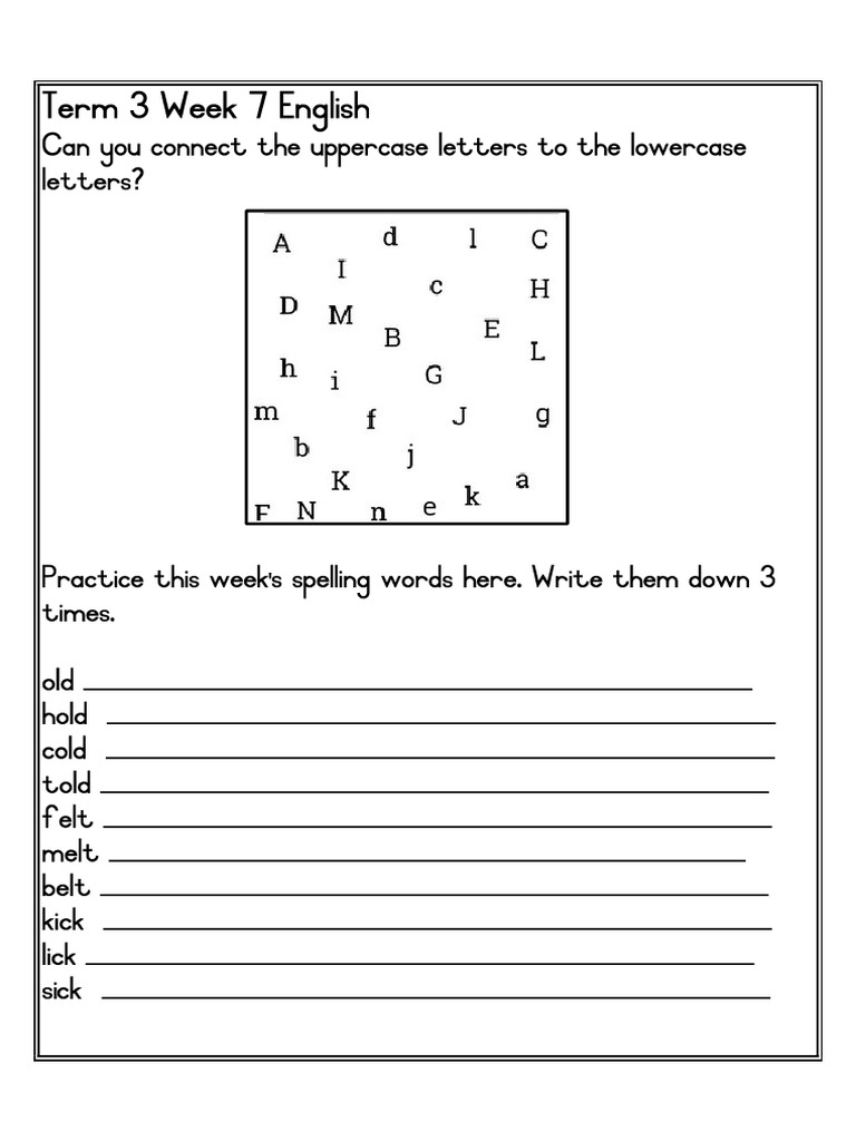 GR 1 T 3 Week 7 Phonics | PDF