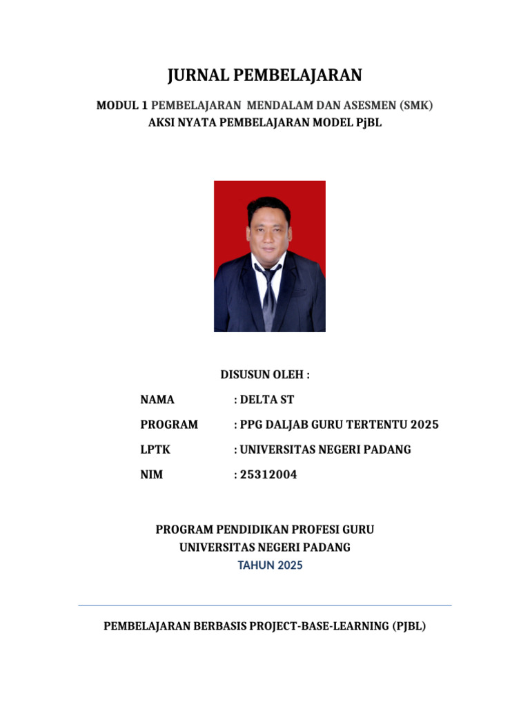 Penerapan PjBL di SMK untuk Pembelajaran | PDF