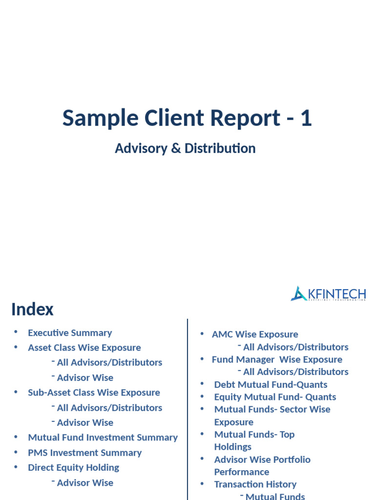 Sample Client Report | PDF