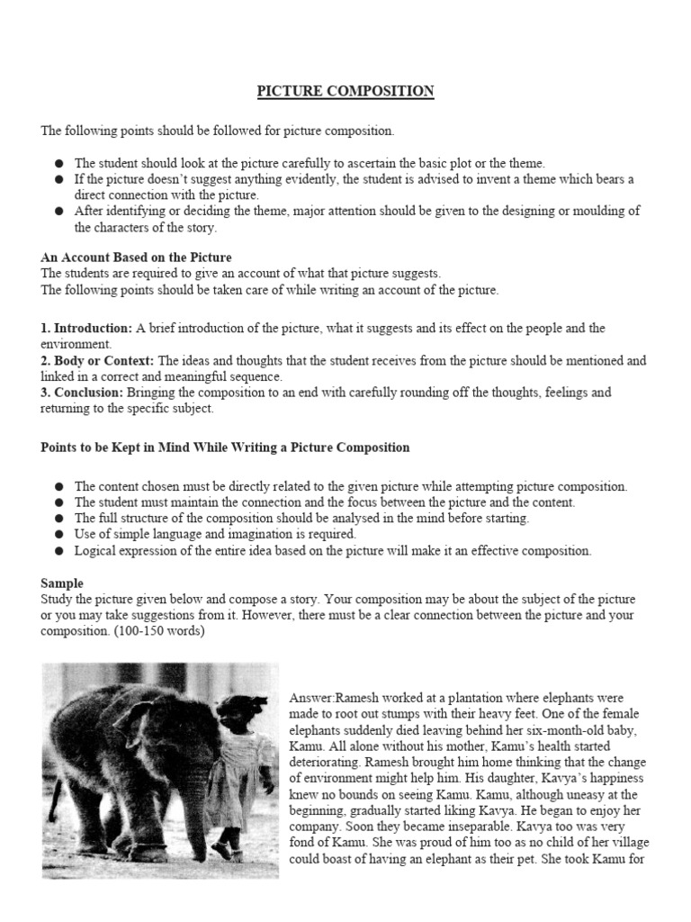 Writing Effective Picture Compositions | PDF | Thought | Cognitive Science