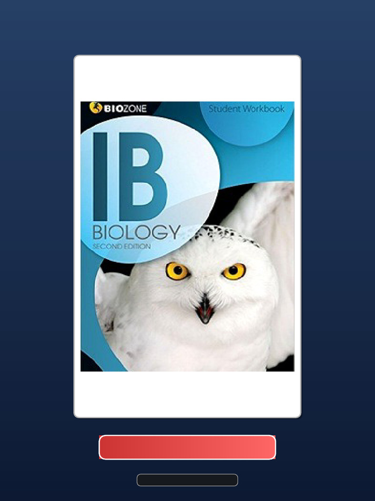 Immediate Access IB Biology Student Workbook 2nd Edition Verified PDF ...