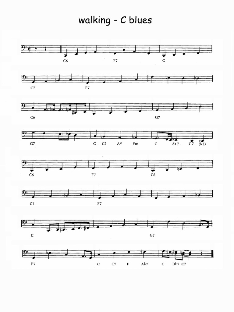 Walking-C Blues | PDF