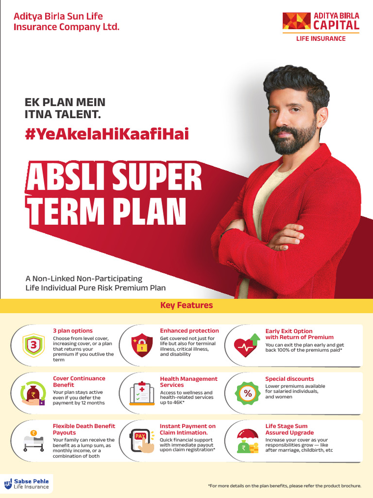 ABSLI Super Term Plan Overview | PDF