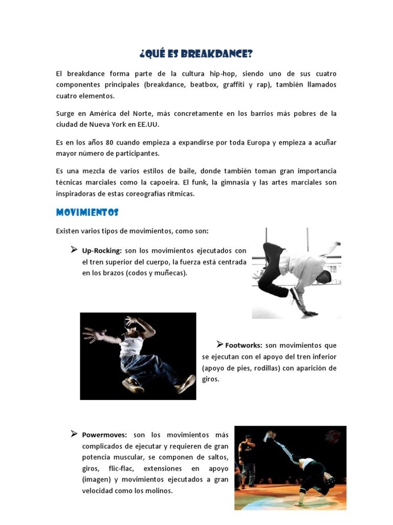 Qué Es Breakdance | PDF