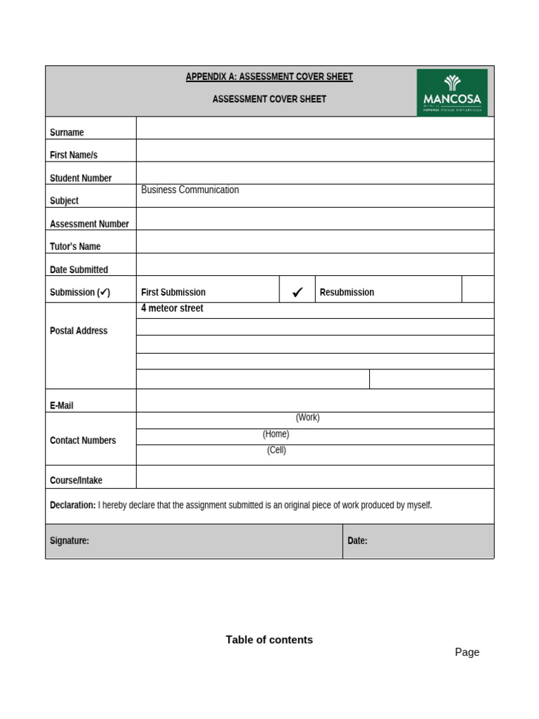 Business Communication Project | PDF | Communication | Emotional ...