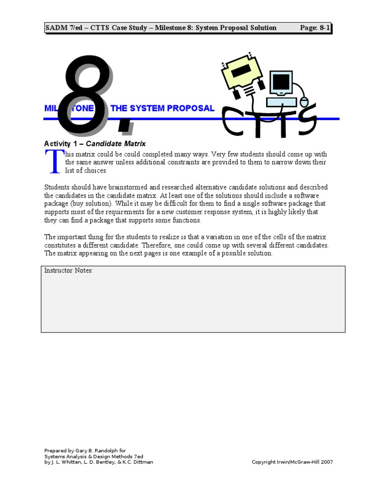 Case Study CTTS - Milestone 08 System Proposal Solution | PDF | Microsoft Sql Server | Web ...