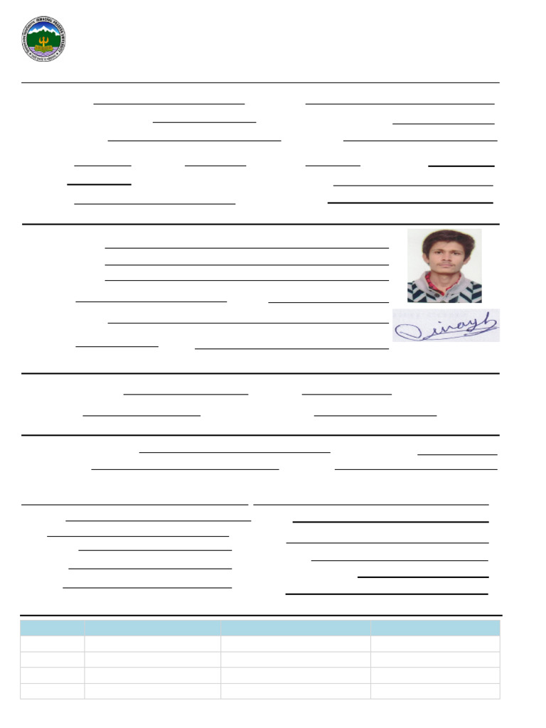 ApplicationForm | PDF