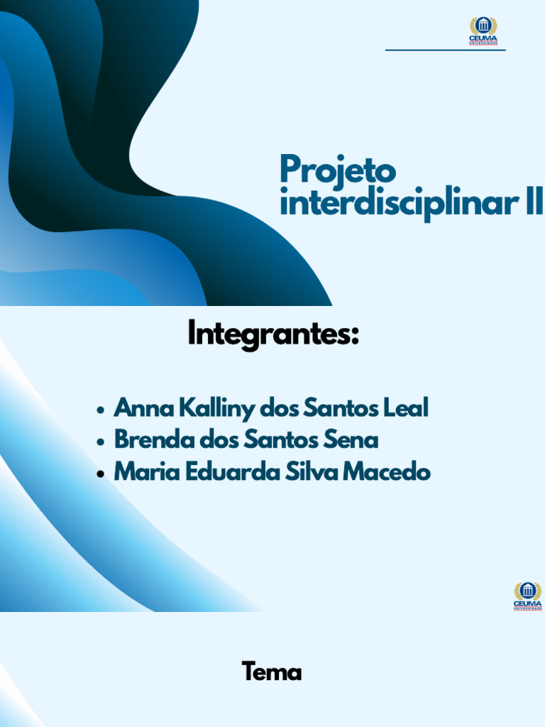 Projeto Interdisciplinar II PDF | PDF
