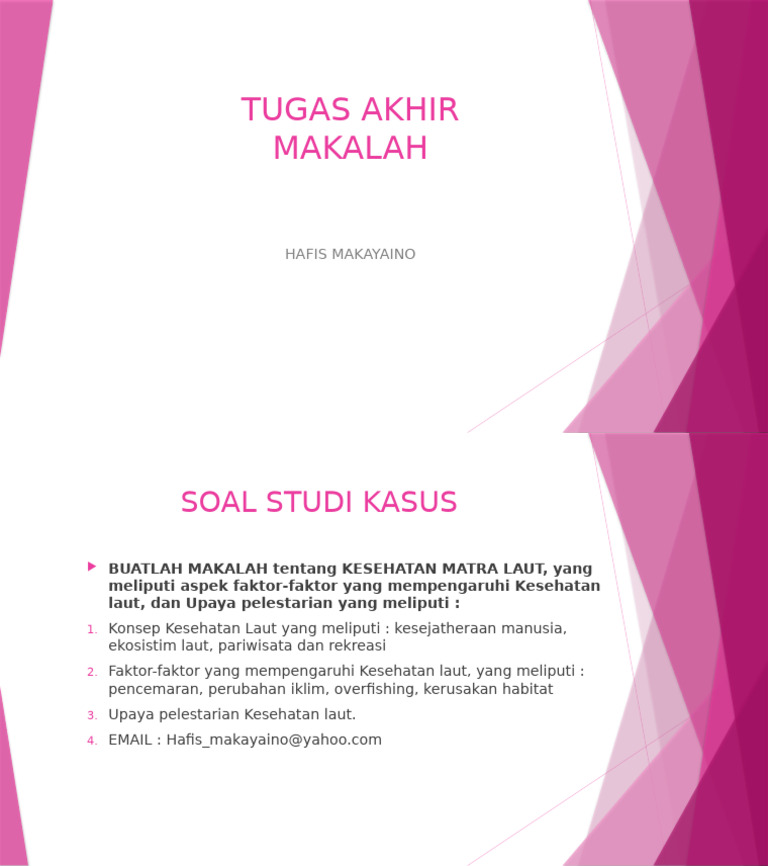 4. Ppt Tugas Makalah Kep. Matra Laut | PDF