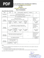 Exam Scheduler, IITK | PDF