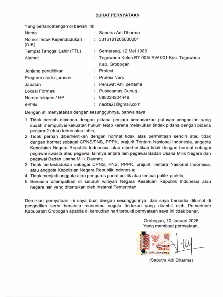 Saputra Adi Dharma 5 Poin | PDF