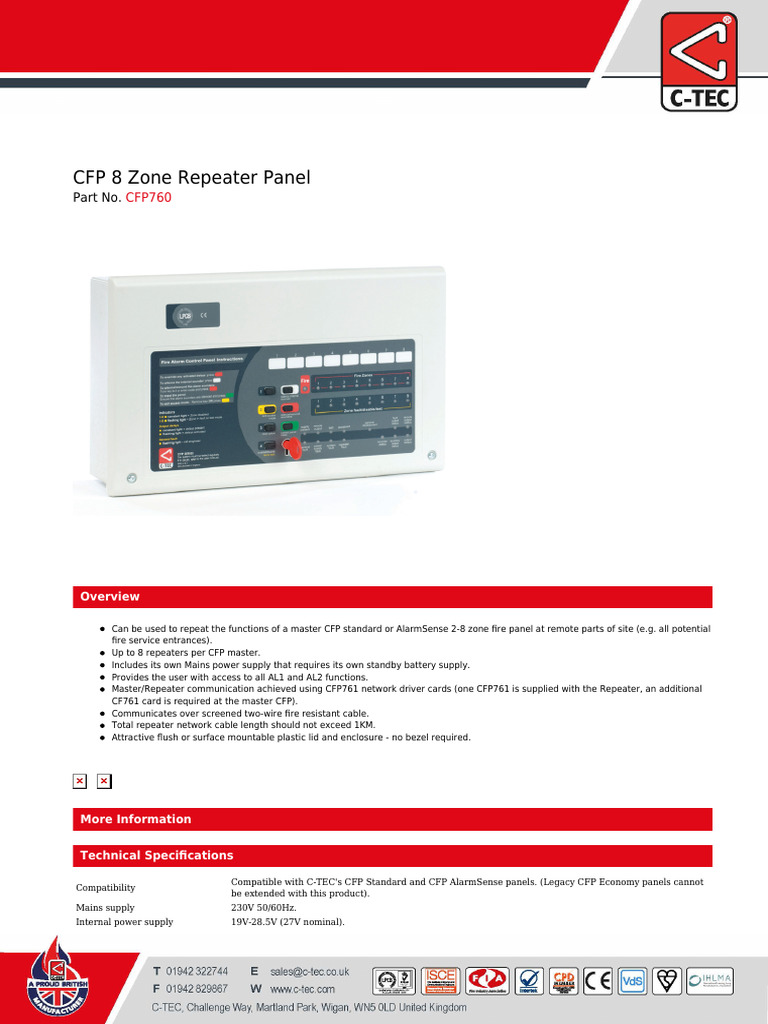 C Tec Cfp760 | PDF