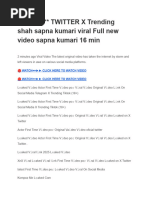 Sapna Shah Kumar Vral Vdeo Original | PDF