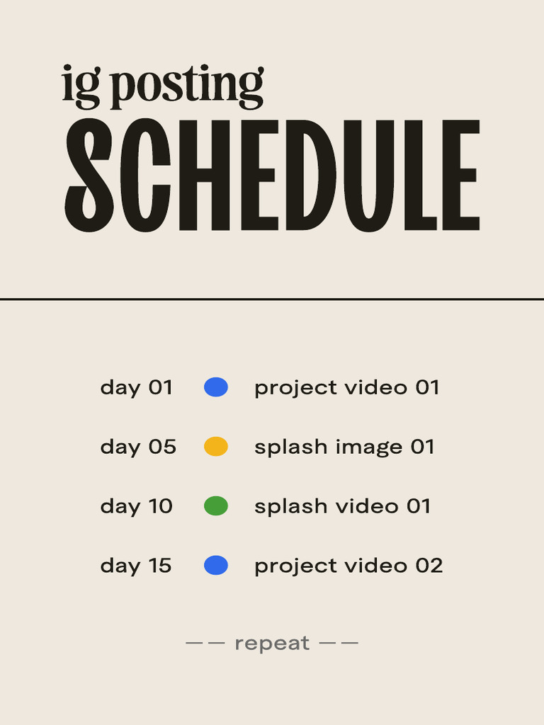 Medium Posting Schedules | PDF
