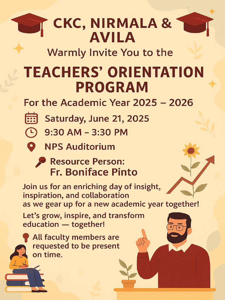 Teachers Orientation Poster Edited | PDF