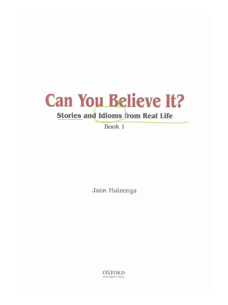 Can You Believe It | PDF