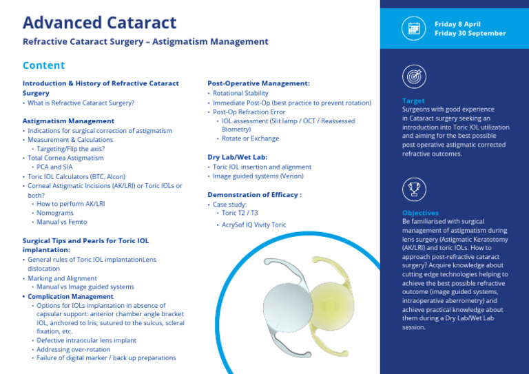 Astigmatism Management in Cataract Surgery | PDF | Surgical Specialties ...