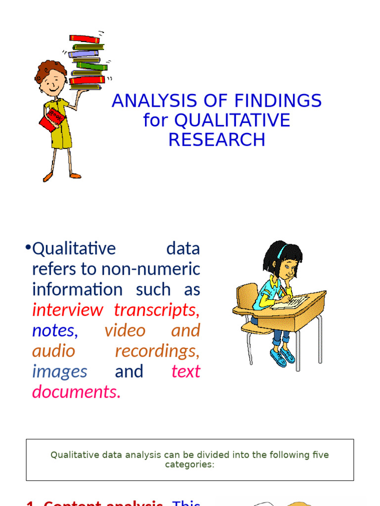 Lesson 14 Analysis of Findings For Quali Research | PDF | Qualitative ...
