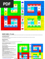 Action Verbs Board Game | PDF