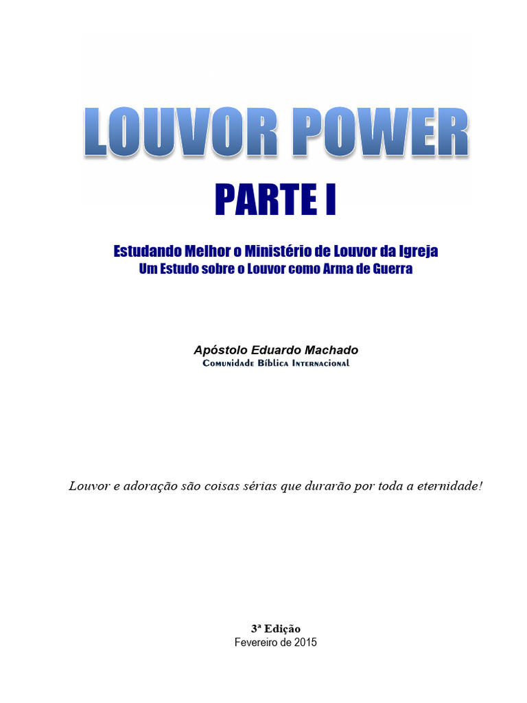 Louvor como Arma de Guerra na Igreja | PDF | Presente espiritual | Deus