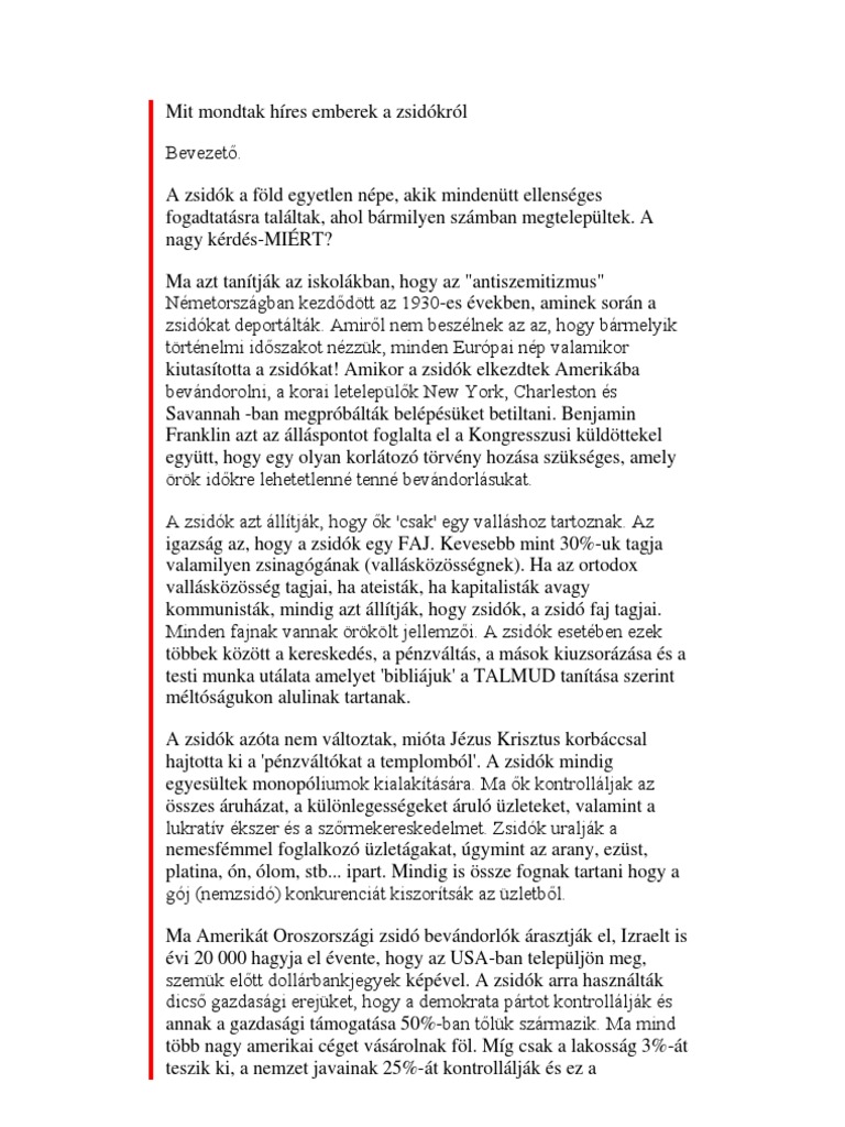 Zsidók | PDF