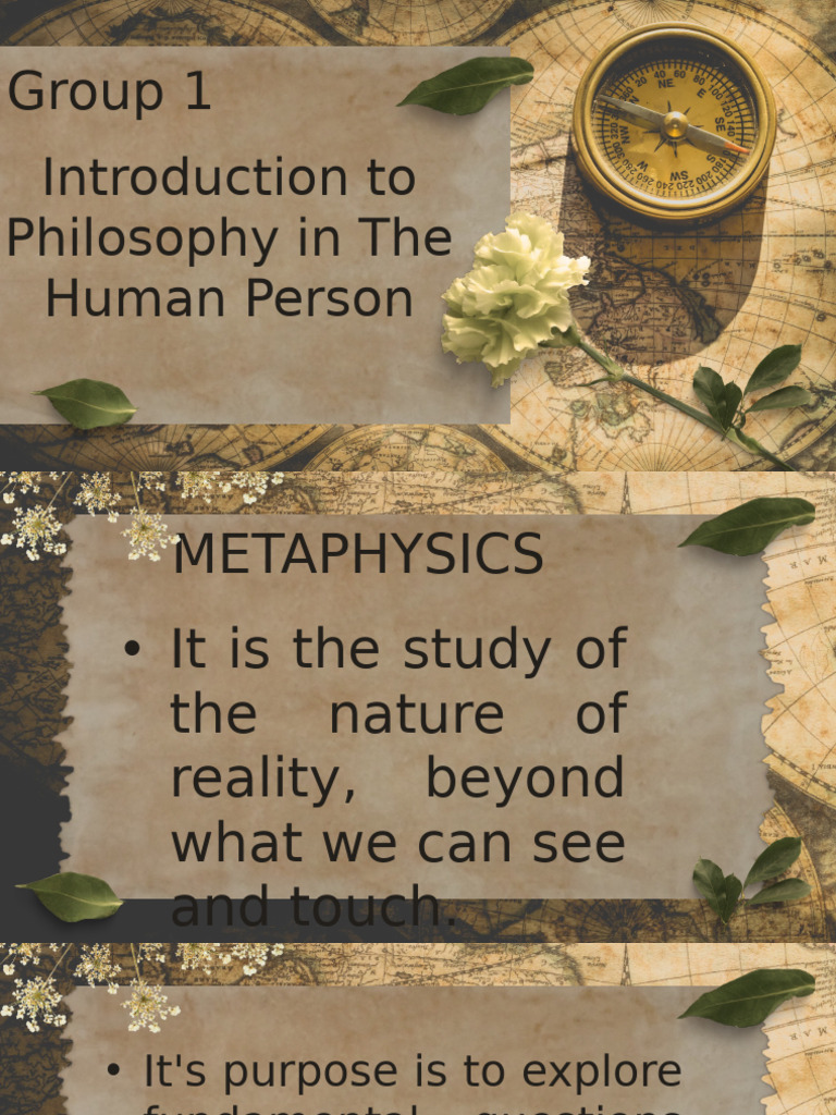 Group 1 (METAPHYSICS) | PDF