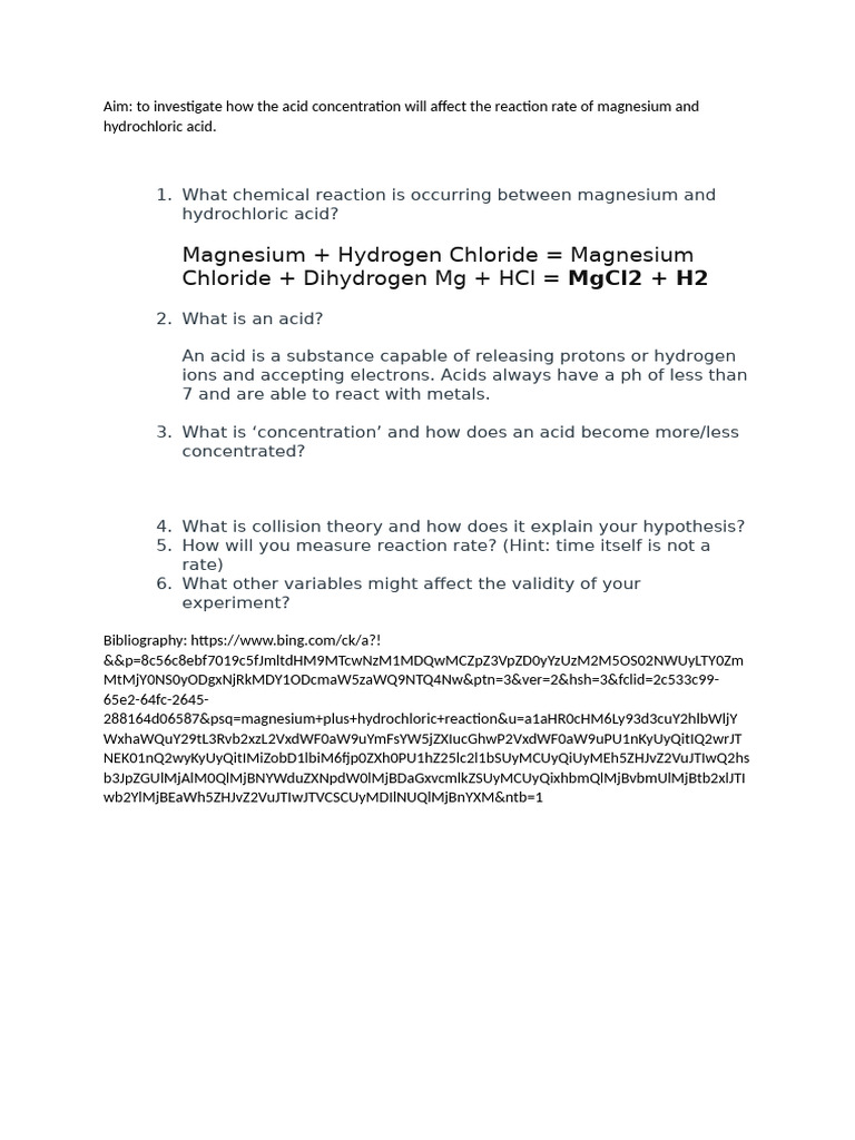 Science SRP Term 1 Aim | PDF