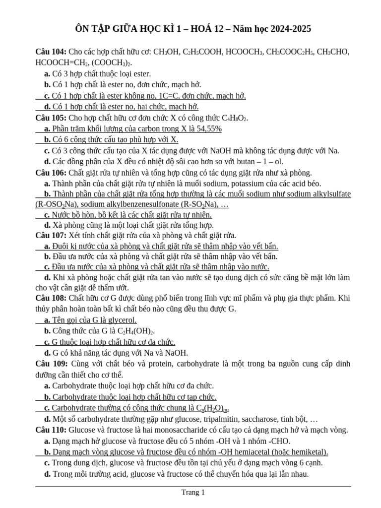 Chia Sẻ ĐC12 - GK1 - Dapan | PDF