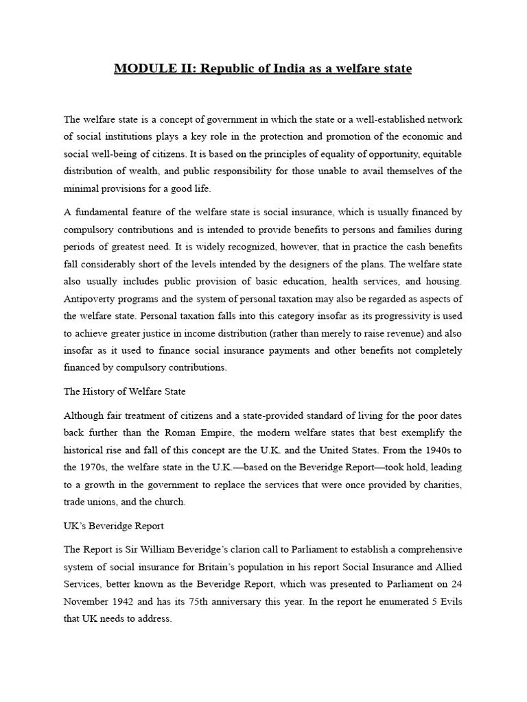 Understanding Indian Constitution Module 2.docx-1 | PDF | Contempt Of Court | Welfare State