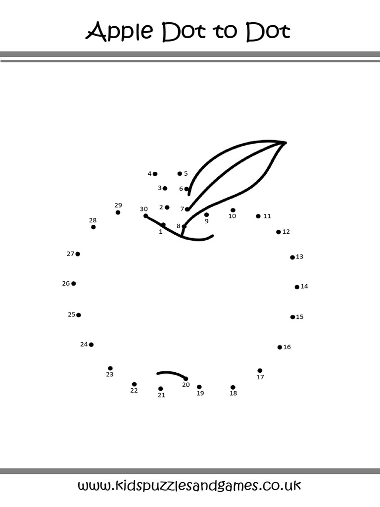 Apple Dot To Dot | PDF