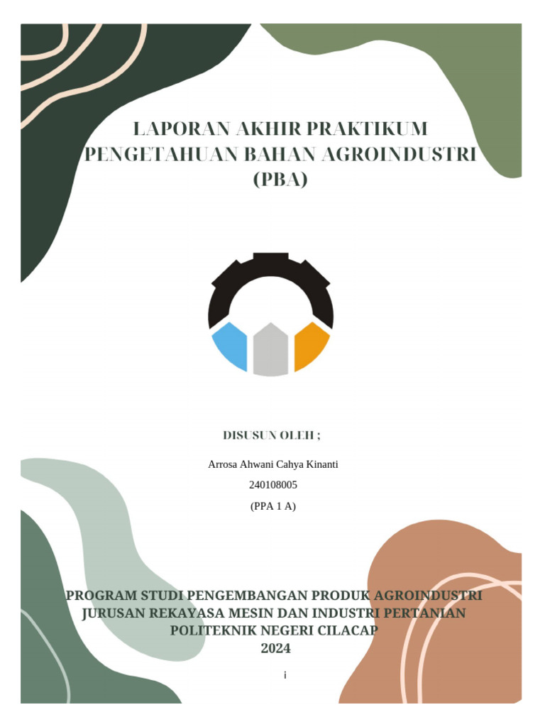 Laporan Akhir 1.8 - Bahan Nabati Pemanis | PDF