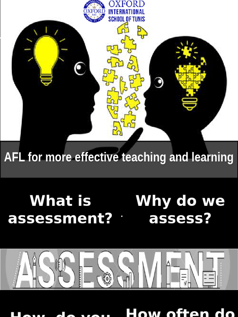 Effective Assessment for Learning Strategies | PDF | Educational ...