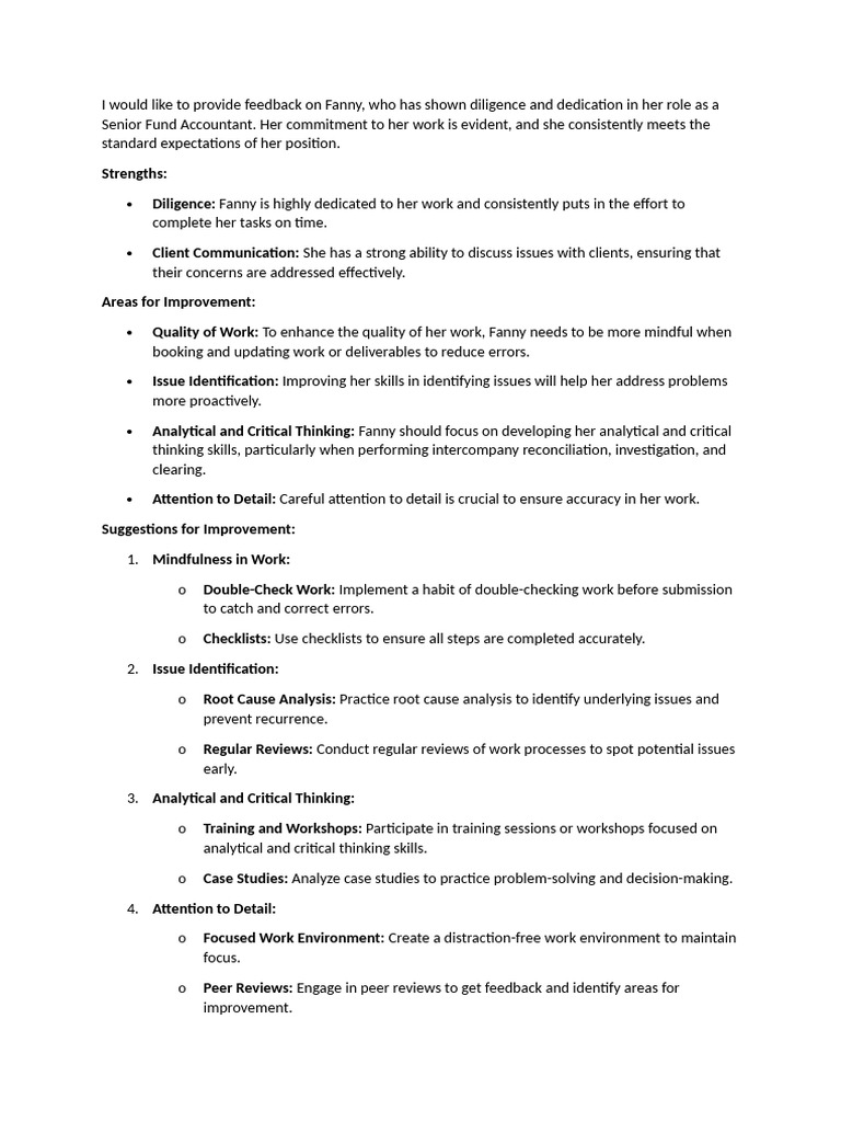 Eval - Fanny | PDF