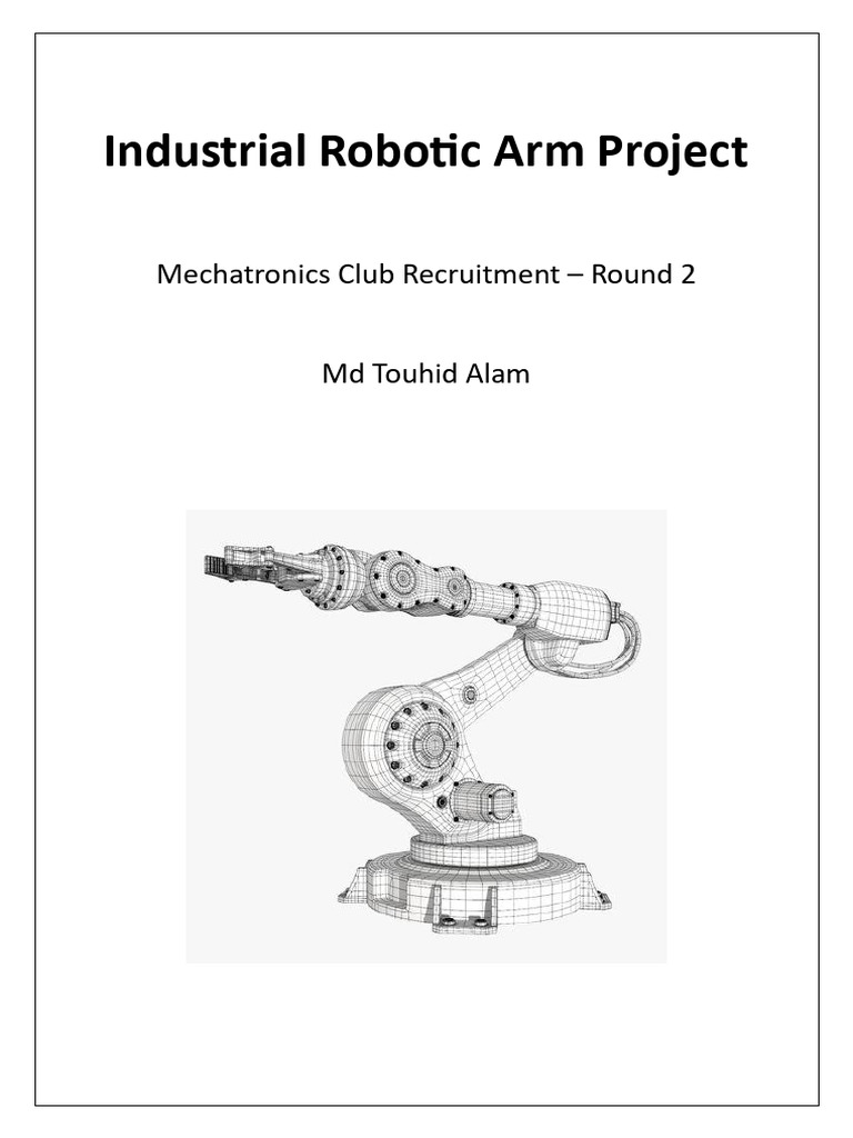 Robotic Arm Design Report | PDF | Electric Motor | Belt (Mechanical)