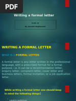 CBSE Class 10 English Formal Letter Writing Format | PDF | Human ...