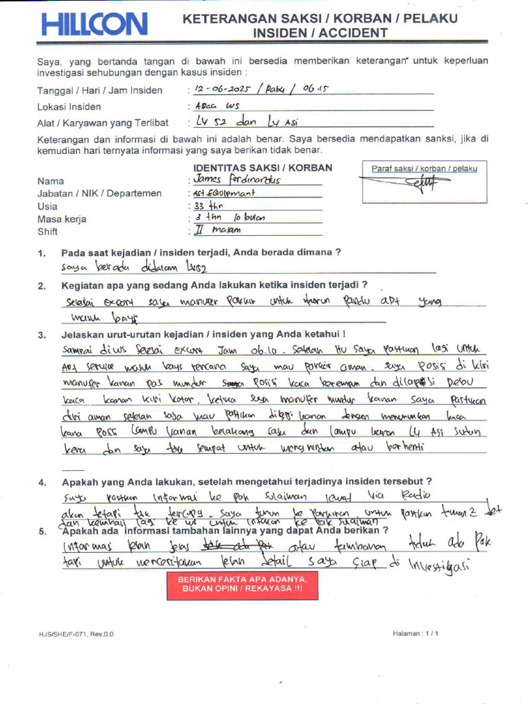 James Fernandus LV 052 | PDF