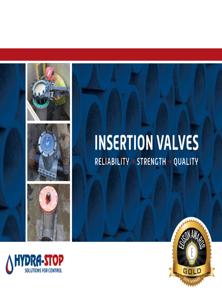 Hydra-Stop Insertion Valve Installation Guide | PDF | Valve | Pipe ...