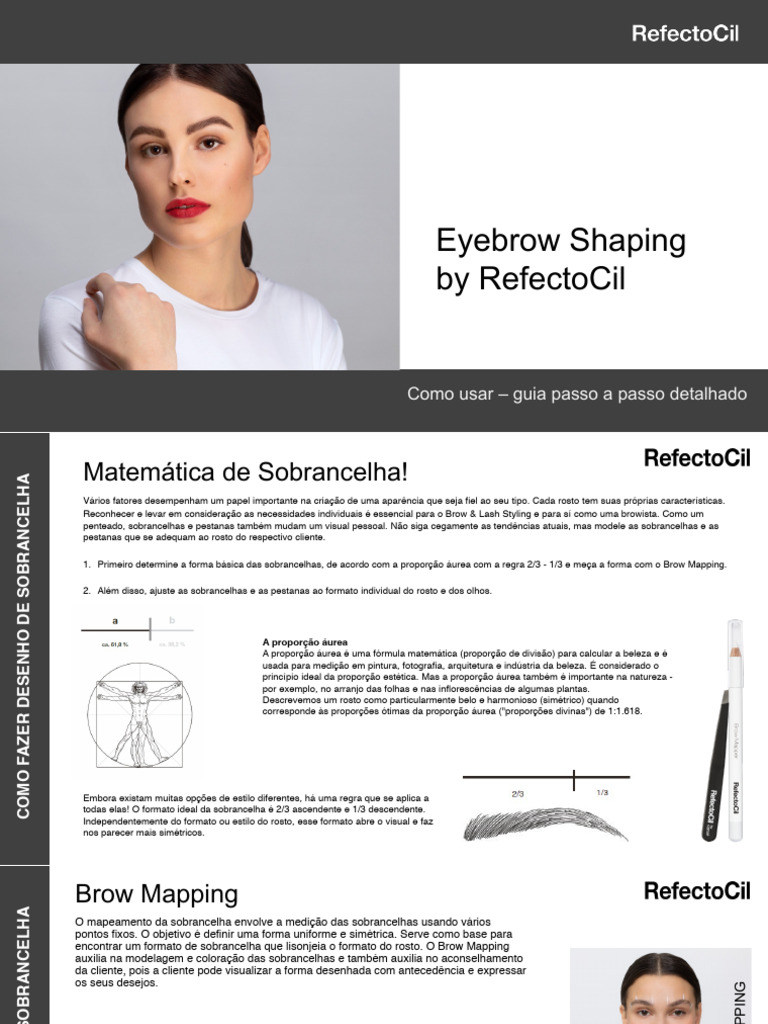 Design Sobrancelhas Passo A Passo Pt Pdf Olho Beleza